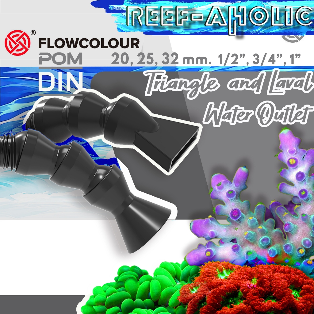 Reef-aholic ชุดปากเป็ดรีดพลังน้ำ อย่างมีสไตล์ จาก Flowcolour เสียบปลายท่อน้ำ | Shopee Thailand