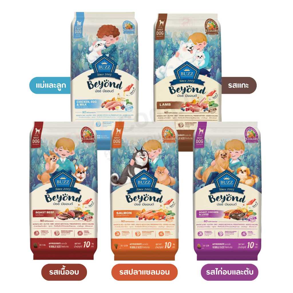 Buzz Beyond อาหารสุนัข บัซซ์ บียอนด์ กลูเตนฟรี สำหรับสุนัขโต ทุกสายพันธุ์ 10 kg | Shopee Thailand