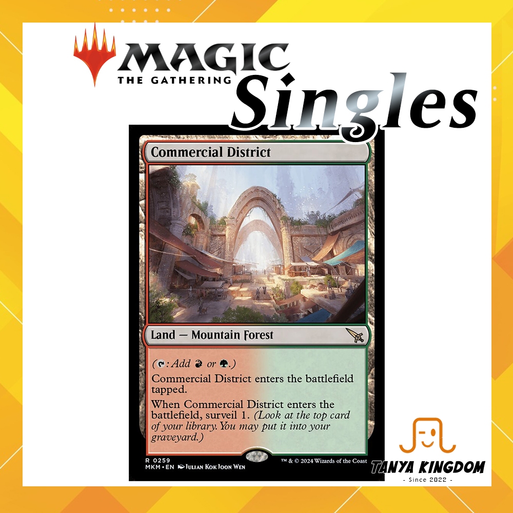 Commercial District (RARE) Magic the Gathering MTG Single MKM Murder at ...