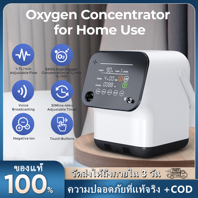 1-7 L/min adjustable oxygen flow rate Home use 2-in-1 oxygen ...
