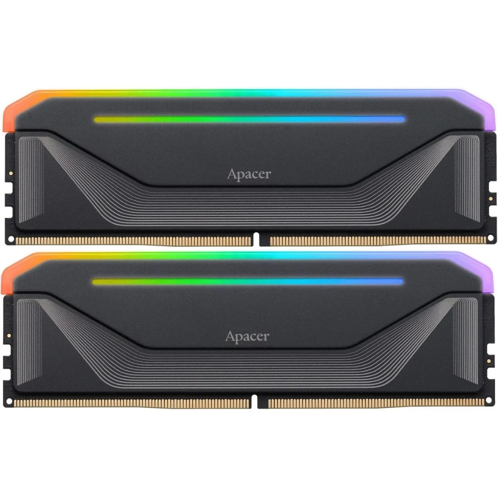 32GB (2x16GB) DDR5 6000MHz Apacer NOX RGB Black Gaming Memory ...