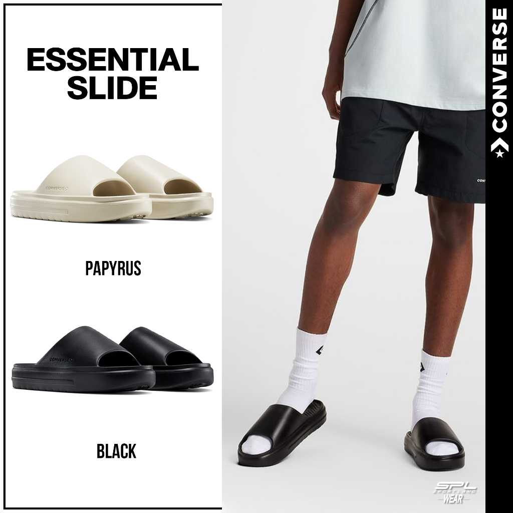 Converse Collection คอนเวิร์ส รองเท้าแตะ รองเท้าลำลอง Essential Slide A12174C / A12175C (950 ...