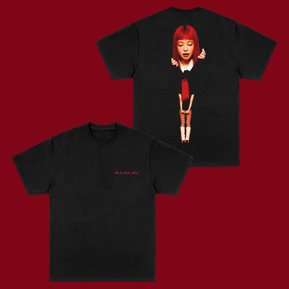 Kpop BLACKPINK JENNIE Ruby Merch ผ้าฝ้ายเสื้อยืด ขนาด ผู้ชายและผู้หญิง ...