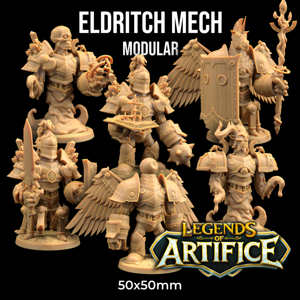 [Legends of Artifice] - Eldritch Mech - โมเดลสำหรับ DnD miniature,[Made ...