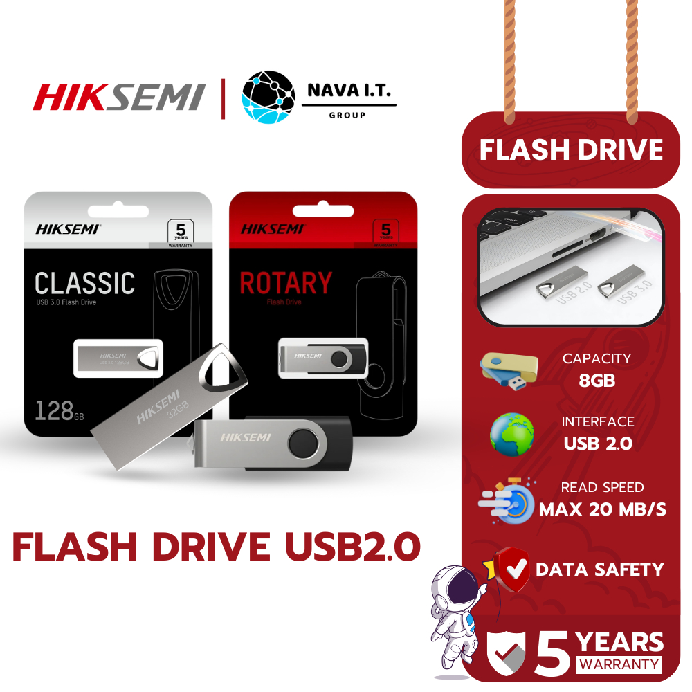 HIKSEMI M200S/Classic M200 8GB FLASH DRIVE ROTARY [แฟลชไดร์ฟ] USB 2.0 ...