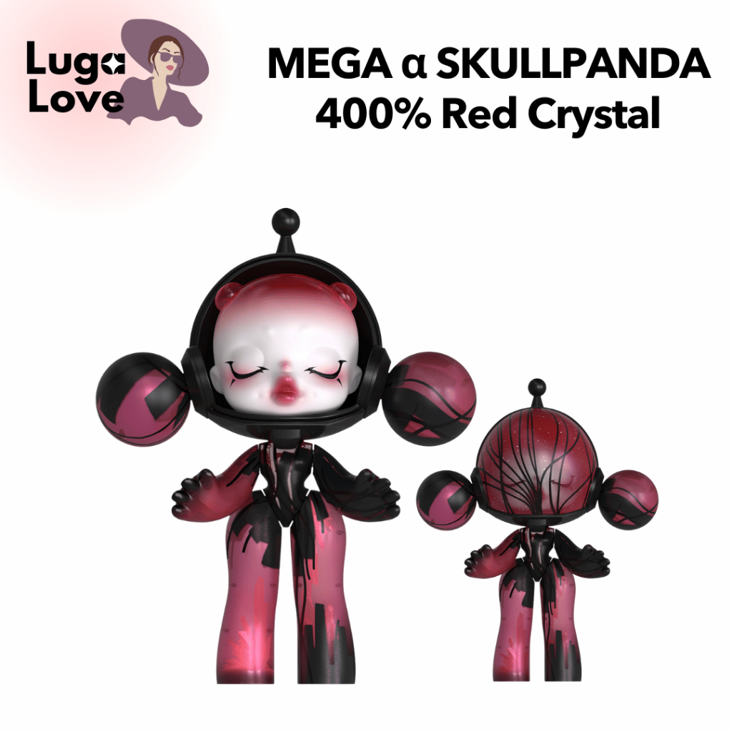 MEGA α SKULLPANDA 400% Red Crystal ของแท้ ใหม่ มือ 1 | Shopee Thailand