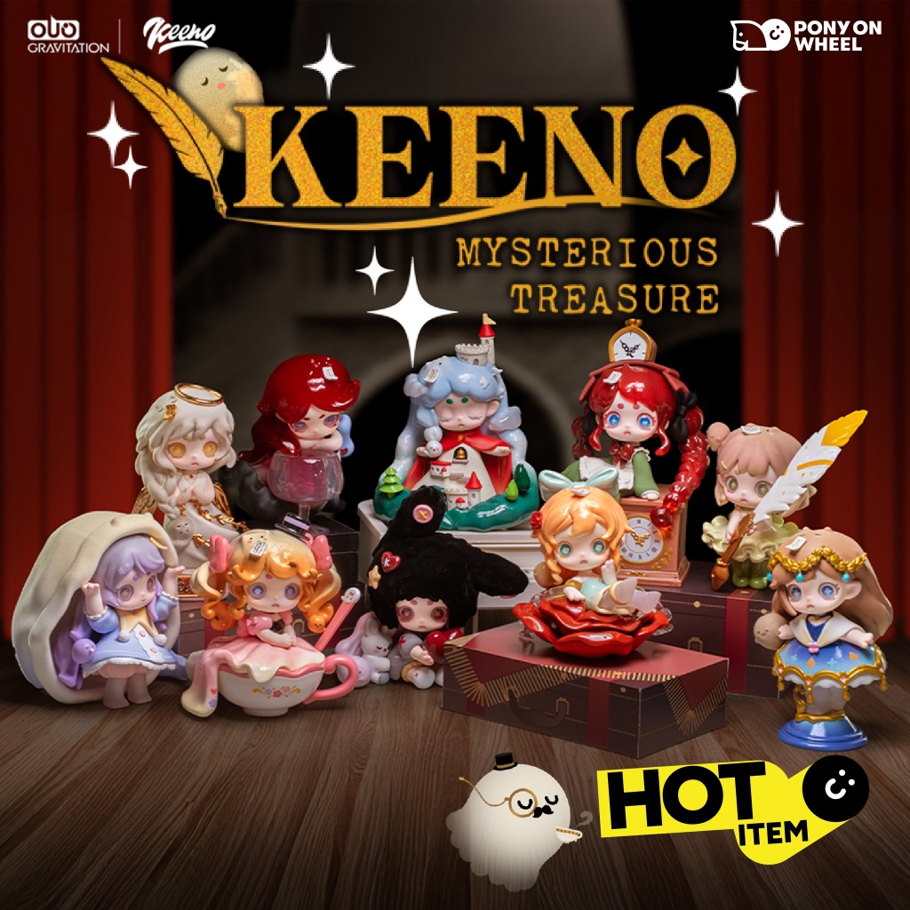 PONY ON WHEEL - KEENO Mysterious Treasure Series Blind Box - กล่องจุ่ม - single box | Shopee ...