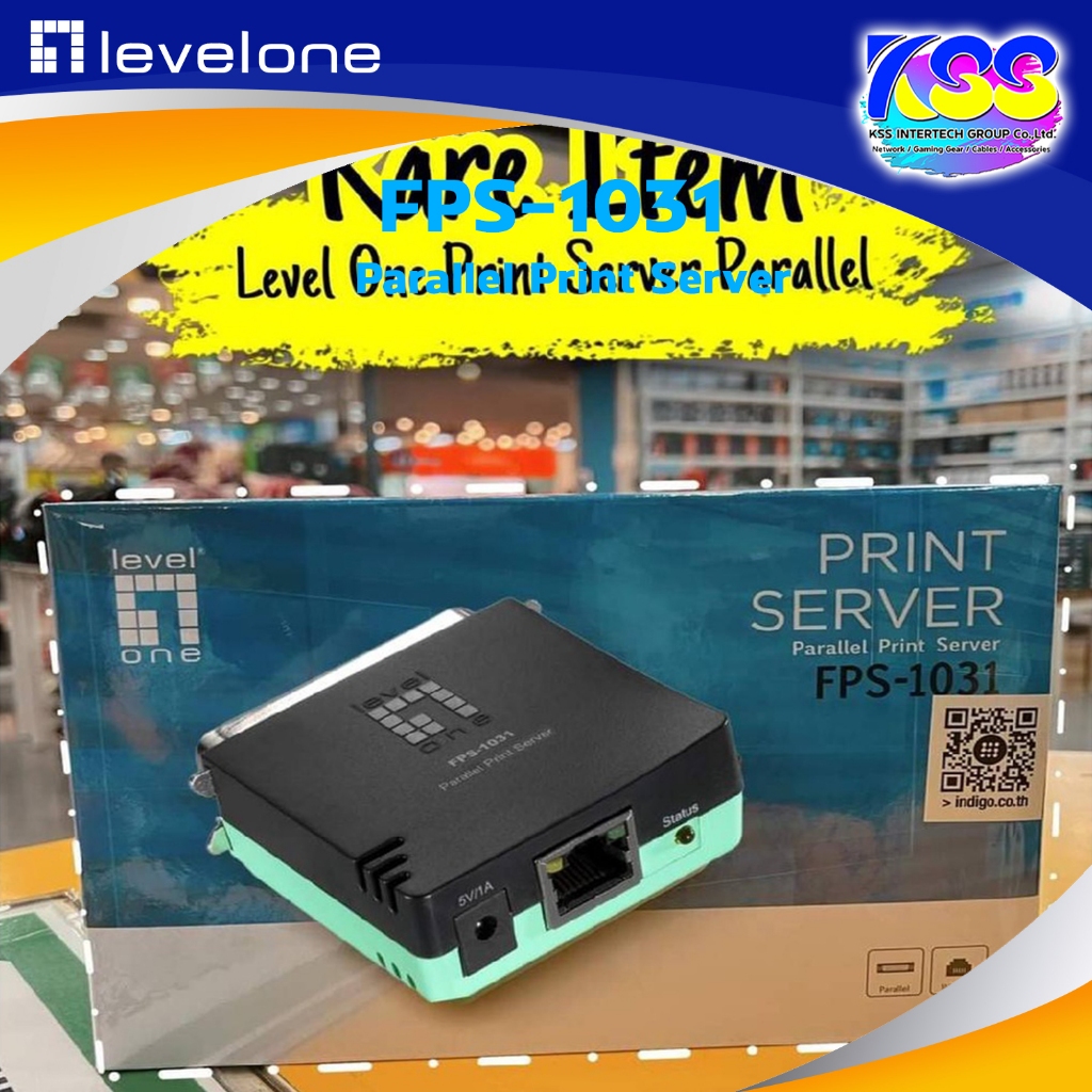 Levelone fps-1031 print server parallel port ปริ้นเซิร์ฟเวอร์ หัวพารา ...