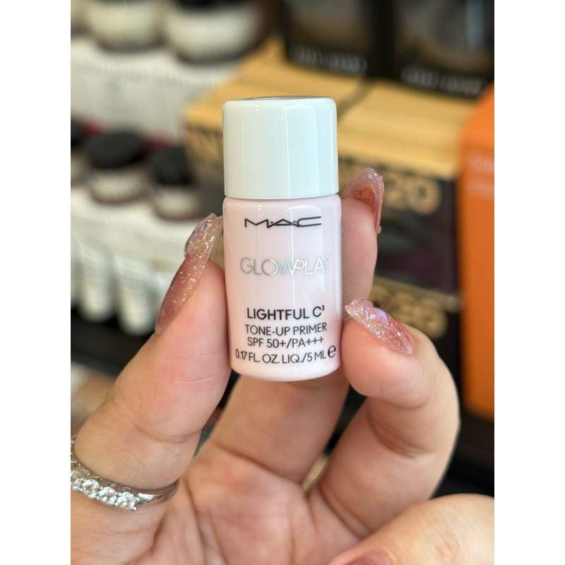 (ขนาดทดลอง/ของแท้💯) MAC Glow Play Lightful C3 Toneup Primer 5ml ...