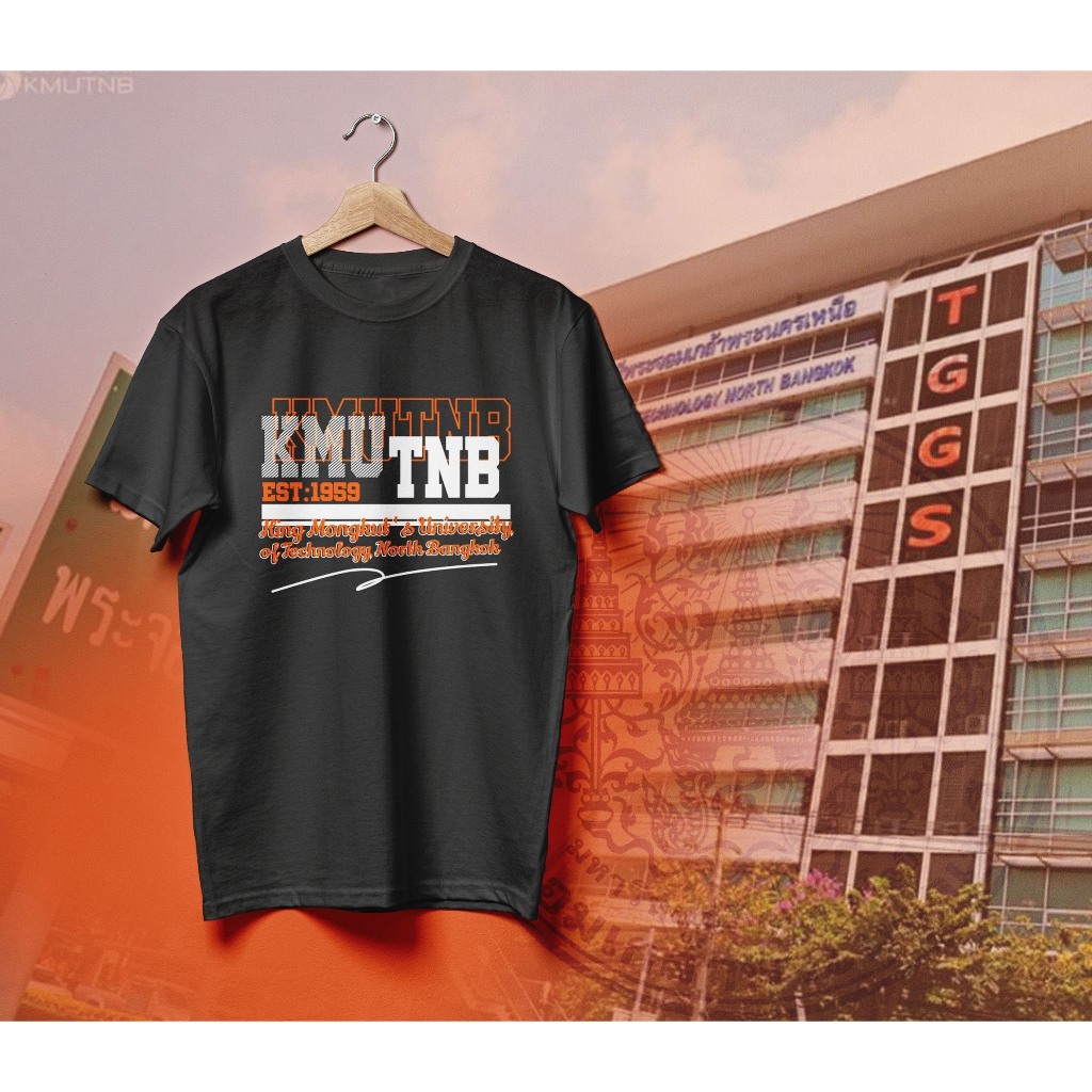 เสื้อยืด KMUTNB มหาวิทยาลัยเทคโนโลยีพระจอมเกล้าพระนครเหนือ | Shopee ...