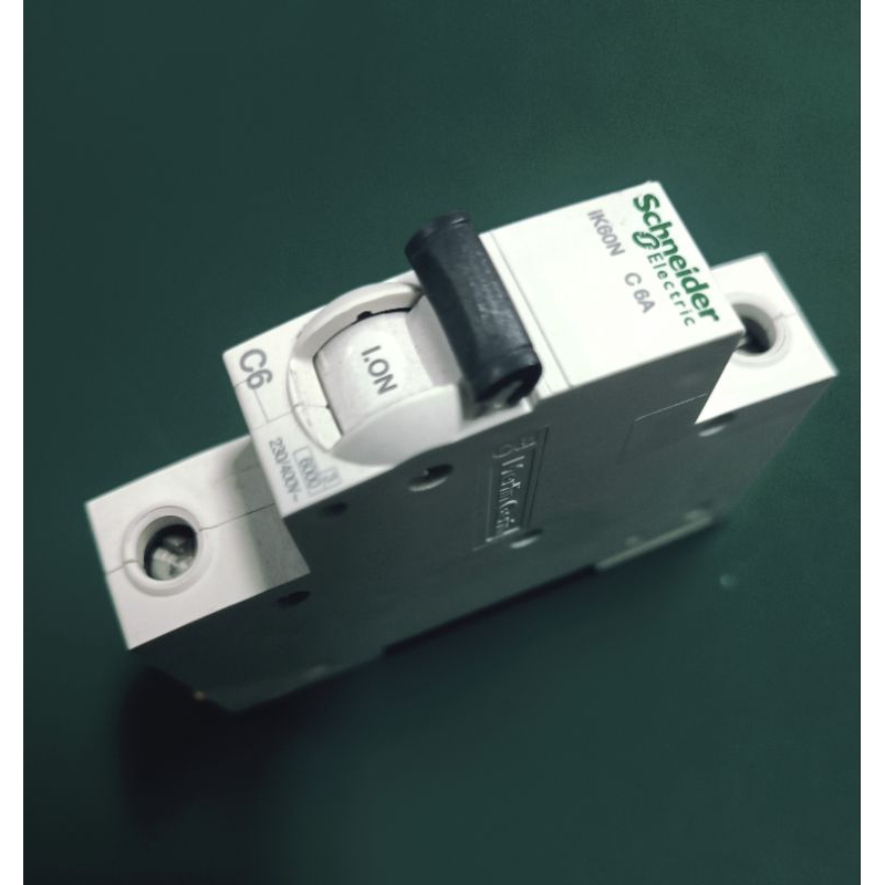 Schneider Electric Miniature circuit-breaker, Acti9 iK60N, 1P, 6 A, C curve, 6000 A , 6kA ...