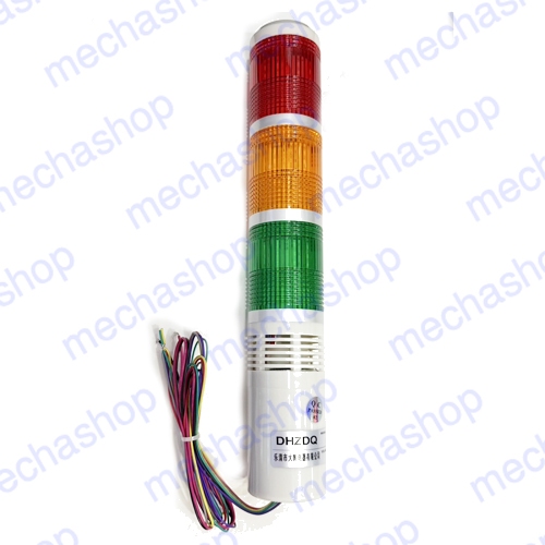 ไฟทาวเวอร์ไลท์ ไฟสัญญาณเตือน มีเสียง ไฟกระพริบ LED Tower Lamp 24V DC ...