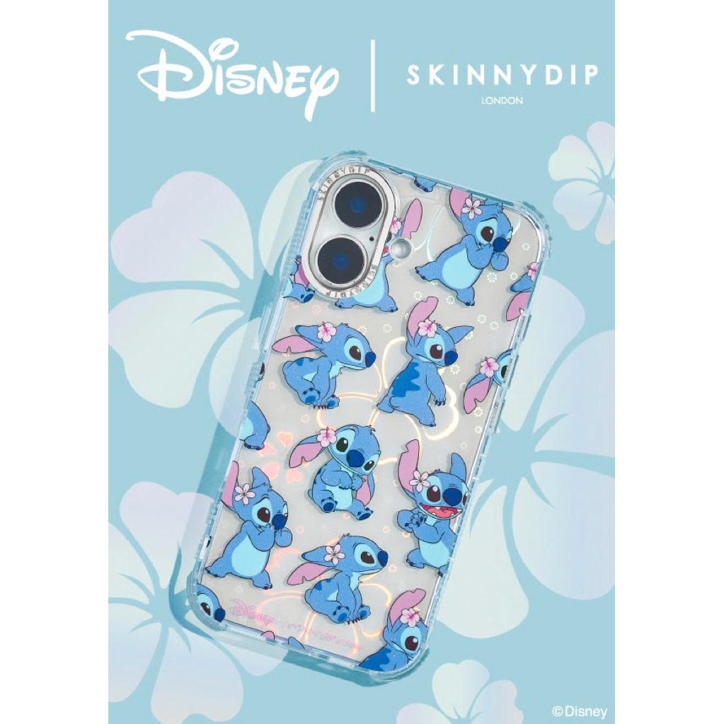 พร้อมส่ง / พรีออเดอร์ Disney x Skinnydip Stitch Tropical Shock Case ...