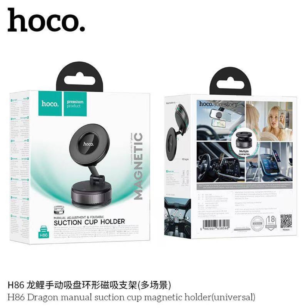 Hoco H86 ที่ยึดโทรศัพท์แบบMagnetic ใช้ได้หลายแบบ พับเก็บได้ พกพาสะดวก ...