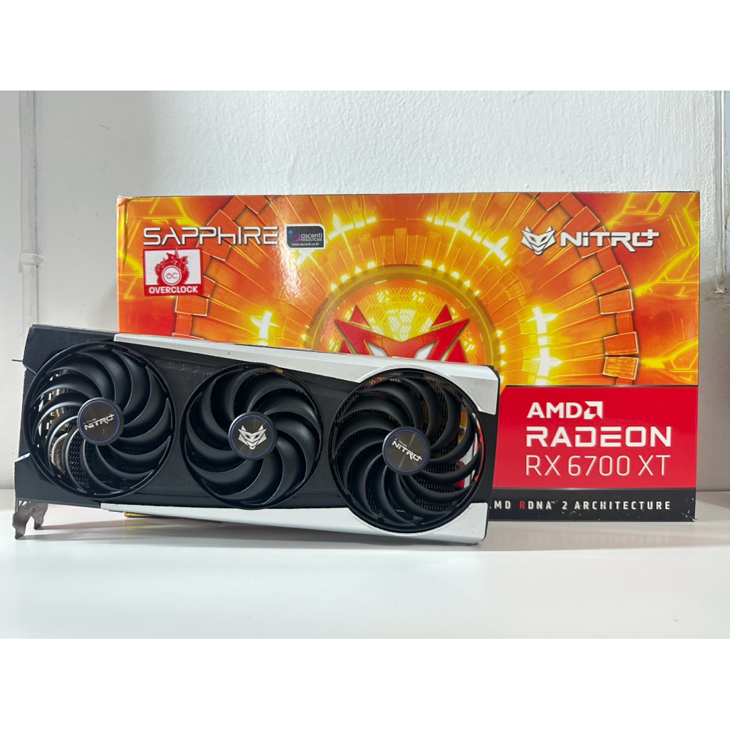 VGA SAPPHIRE NITRO+ AMD RADEON RX6700XT 12GB (การ์ดจอมือสอง) | Shopee ...
