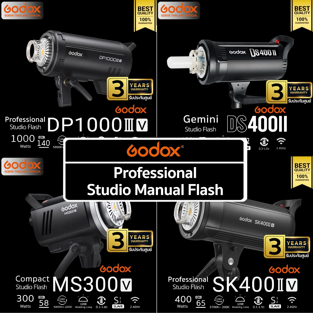 Godox Flash Manual - DP400IIIV, DP600IIIV, DP800IIIV, DP1000IIIV ...