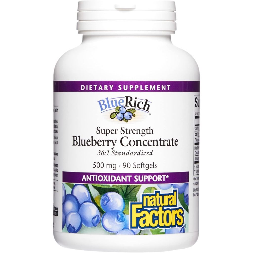 BlueRich by Natural Factors, Super Strength Blueberry Concentrate ...