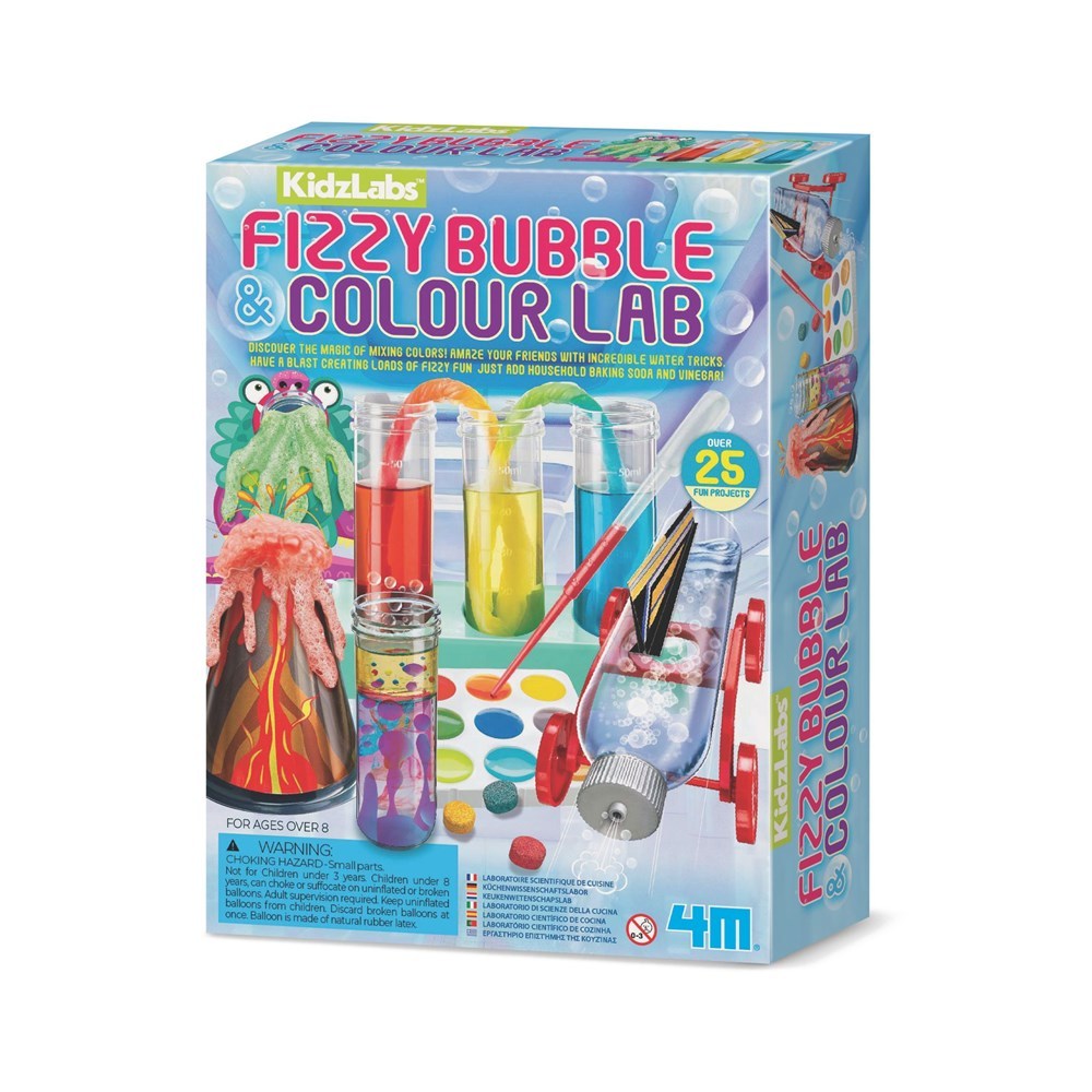 4M KIDZ LABS FIZZY BUBBLE & COLOUR LAB ของเล่นวิทยาศาตร์ | Shopee Thailand