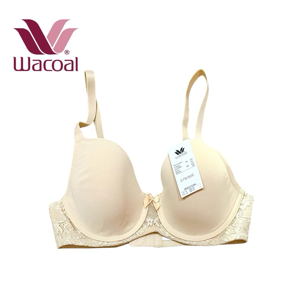 Wacoal เสื้อในมีโครง รุ่น 2 ตะขอ size C70/32C | Shopee Thailand