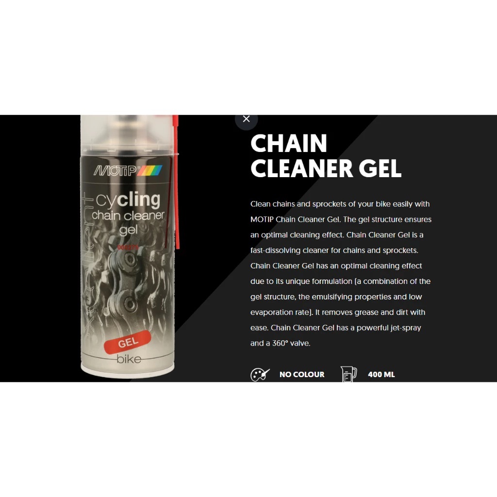 MOTIP CHAIN CLEANER gel MT-000275 400ml. สเปรย์ล้างโซ่จักรยาน MT275 ...