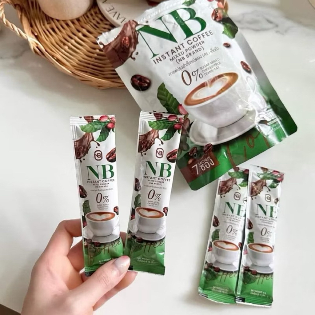 กาแฟเอ็นบีNB กาแฟครูเบียร์ NB Coffee☕️(7 ซอง) โฉมใหม่ อิ่มนาน เคล็ดลับ ...