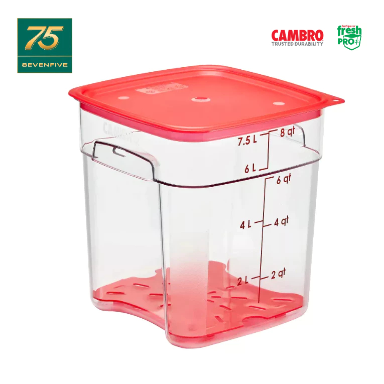 CAMBRO กล่องถนอมอาหารมีที่จับมีสเกลทนความร้อน โพลีคาร์บอนเนต รุ่น Fresh ...