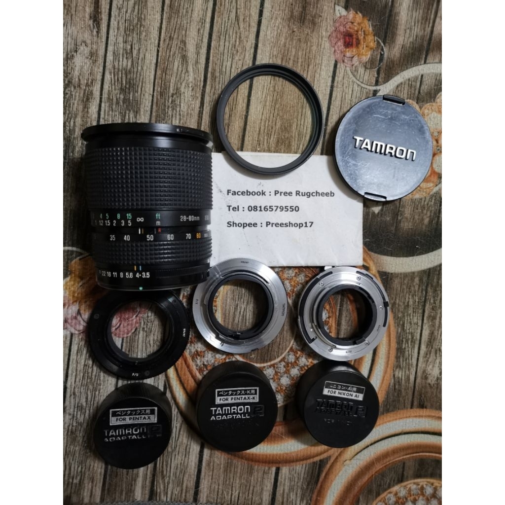 Tamron 28-80 cf macro BBAR MC 27A for Pentax M42 PK Nikon ai | Shopee ...