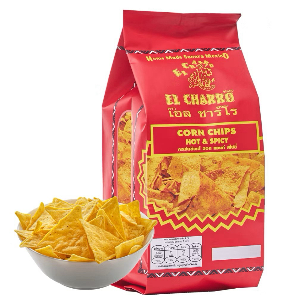 [ส่งด่วน] El Charro Original/Hot&Spicy/Onion&Garlic/Salty Corn Chip ...