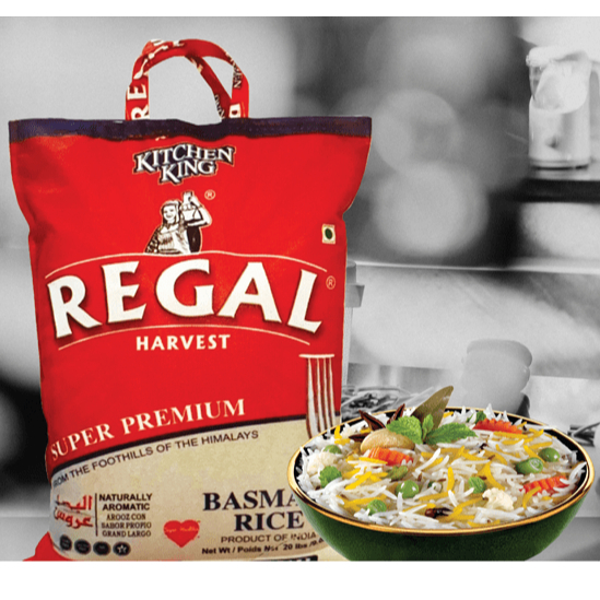 ข้าวบาสมาตี เมล็ดยาว ยี่ห้อ Regal (1 และ 5 กิโลกรัม) -- Regal Harvest ...