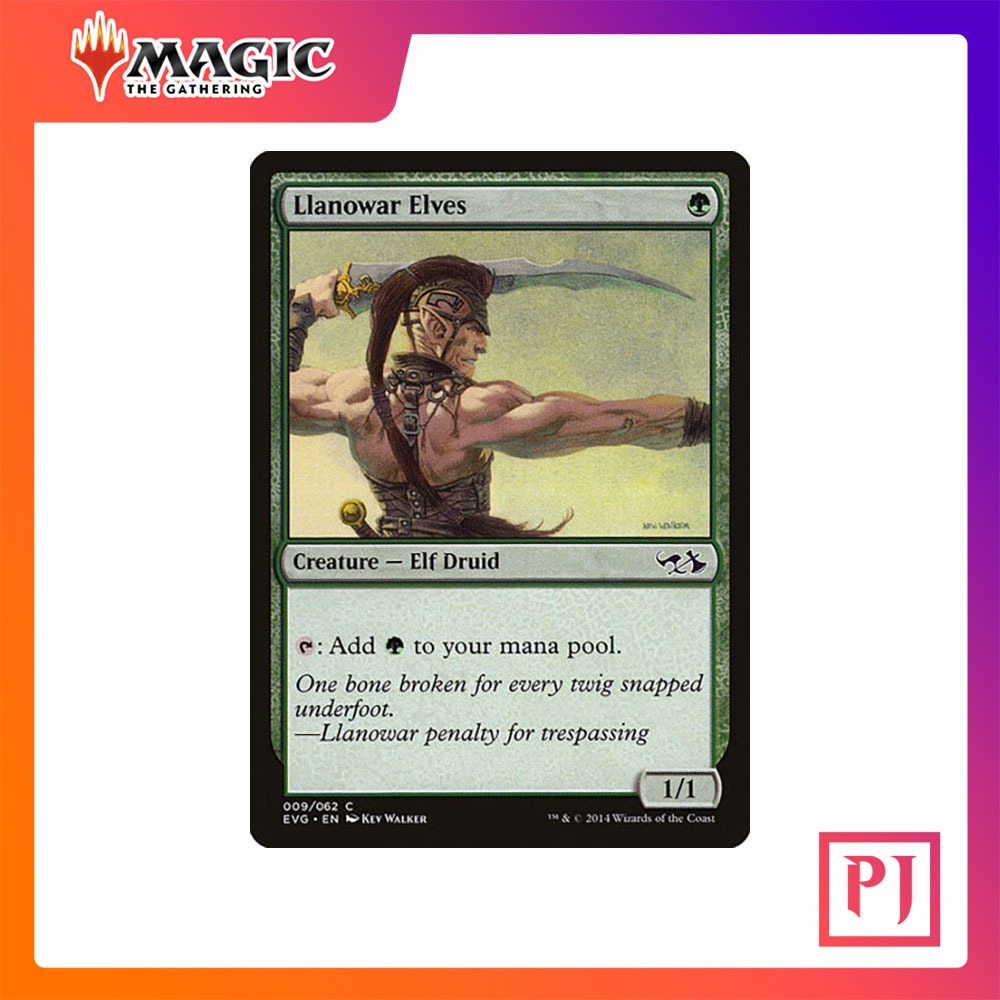 [MTG] Llanowar Elves [EVG] [GREEN] [COMMON] [NORMAL] [ENG] (การ์ดเมจิค ...