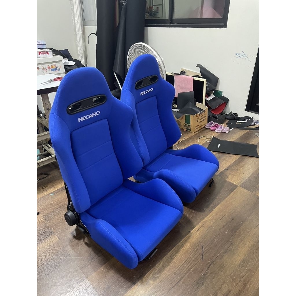 เบาะ RECARO DC5น้ำเงิน งานไทยพร้อมรางสไลด์ | Shopee Thailand