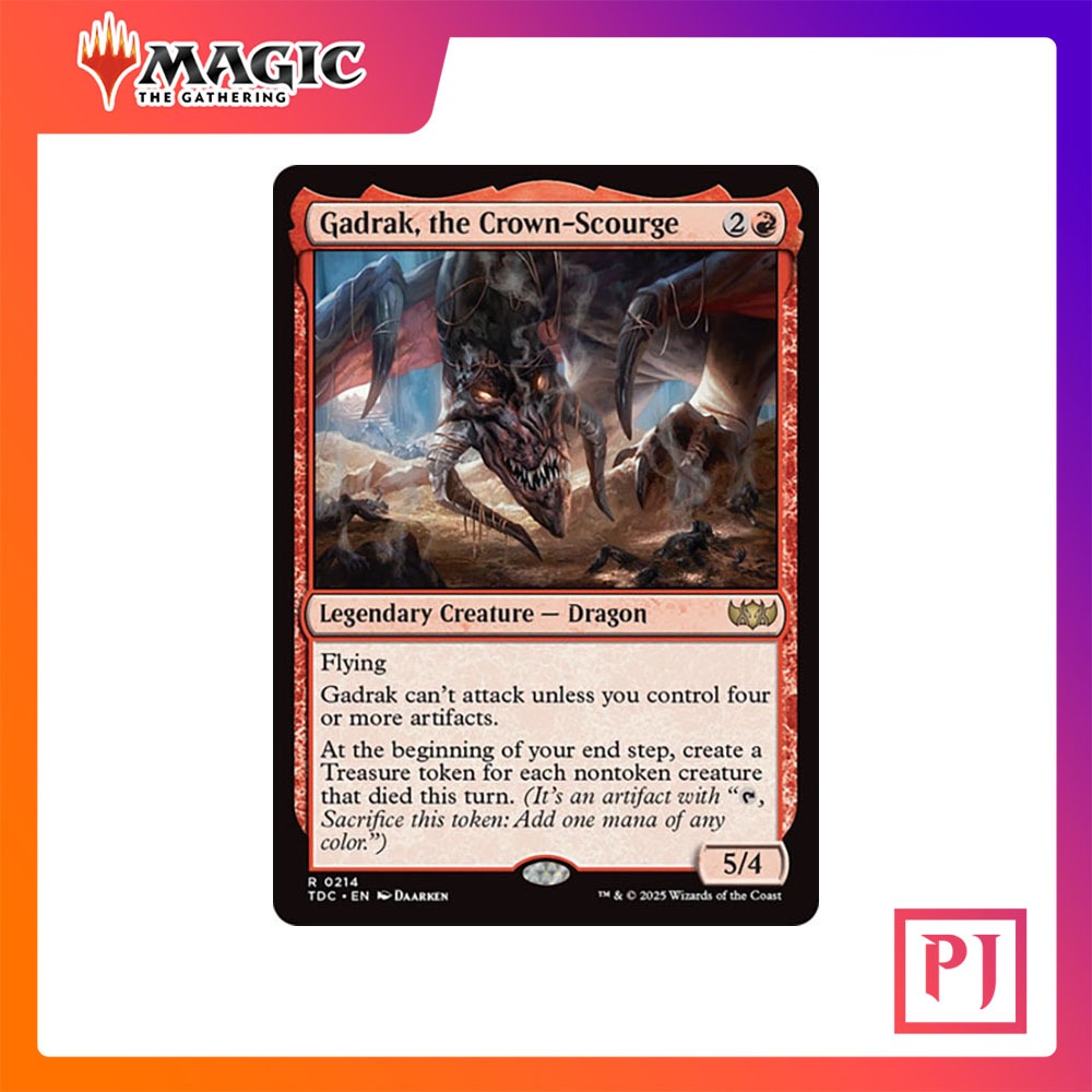 [MTG] Gadrak, the Crown-Scourge [TDC] [RED] [RARE] [NORMAL] [ENG ...