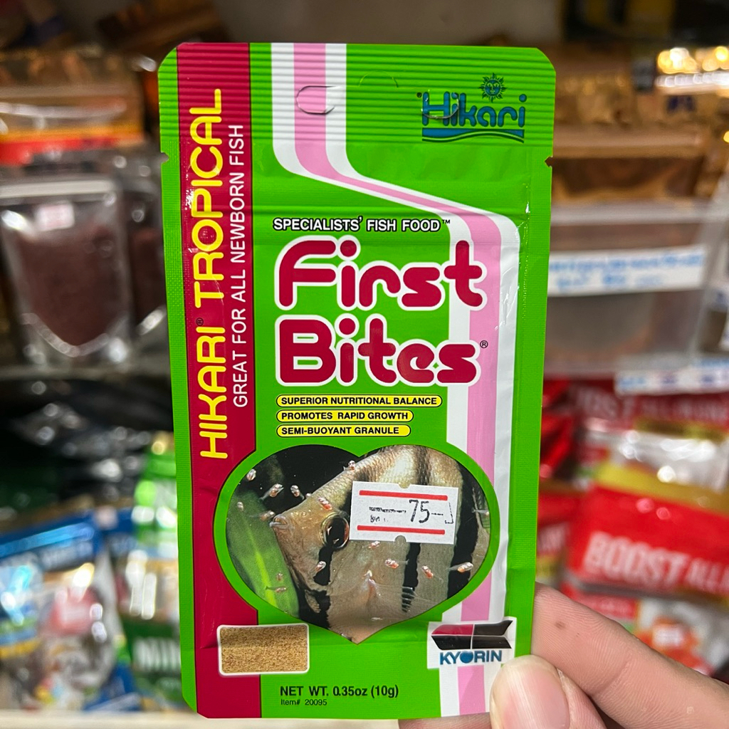 อาหารปลาแรกเกิด แรกกิน HIKARI FIRST BITES โปรตีนสูง เร่งโตลูกปลาให้ ...
