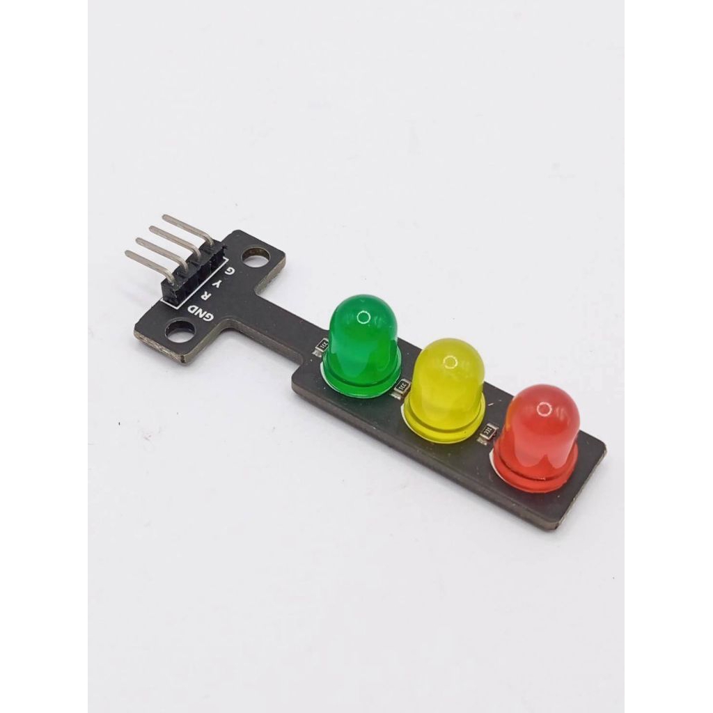 LED Traffic Light Module มอดูลไฟจราจร แอลอีดี Red Yellow Green ขนาด 8mm ใช้กับ Arduino ESP8266 ...