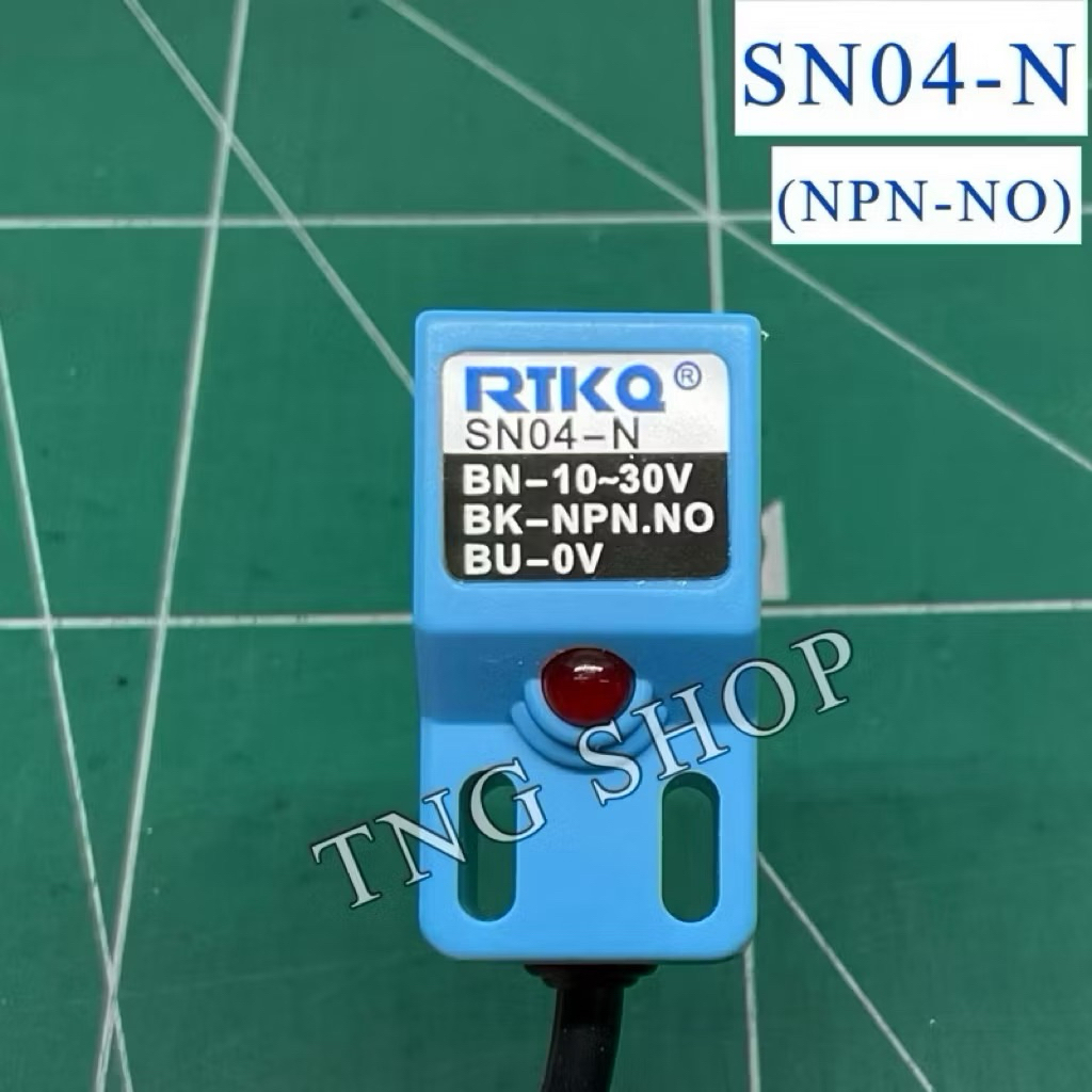 SN04N-NPN-NO SN04-P PNP-NO 10-30VDC ปกติปิด เจอโลหะ แล้วทำงาน เซ็นเซอร์ ...