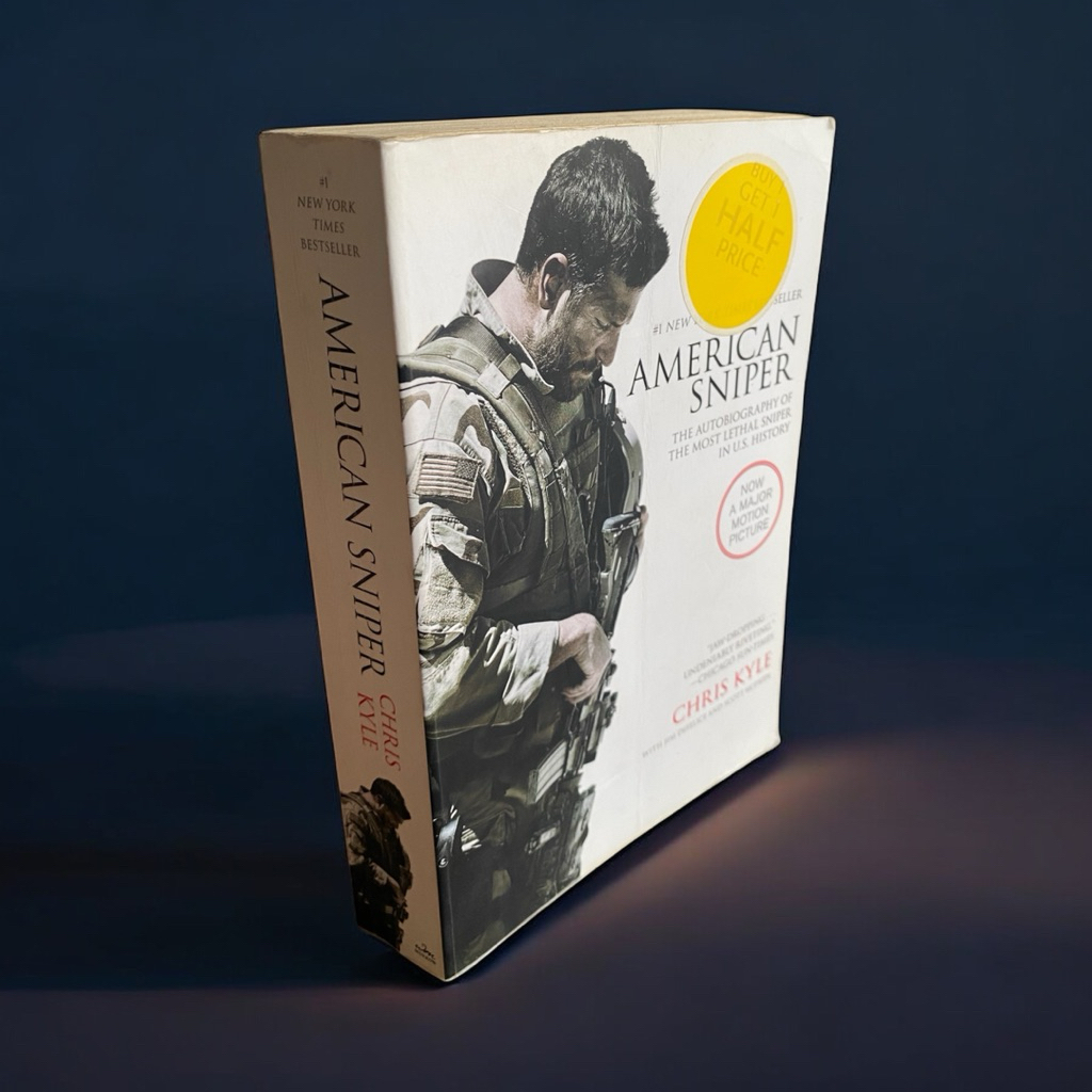 (พร้อมส่ง) หนังสือภาษาอังกฤษ เรื่อง American Sniper: The Autobiography of the Most Lethal Sniper ...