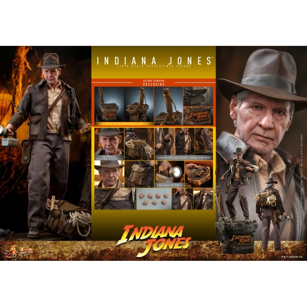 Hot Toys MMS717 1/6 Indiana Jones and the Dial of Destiny - Indiana ...