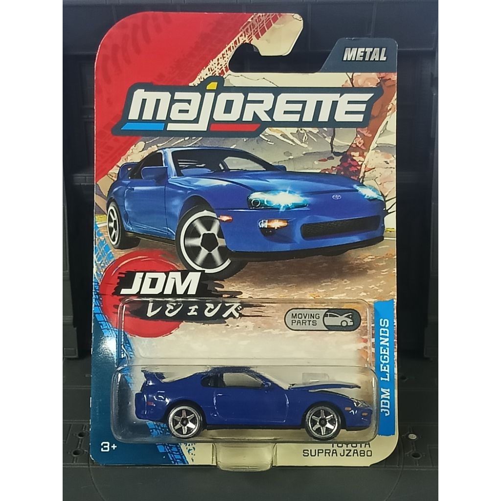 Majorette TOYOTA Metal JDM legend premium Car TOYOTA SUPRA JZABO Blue ...