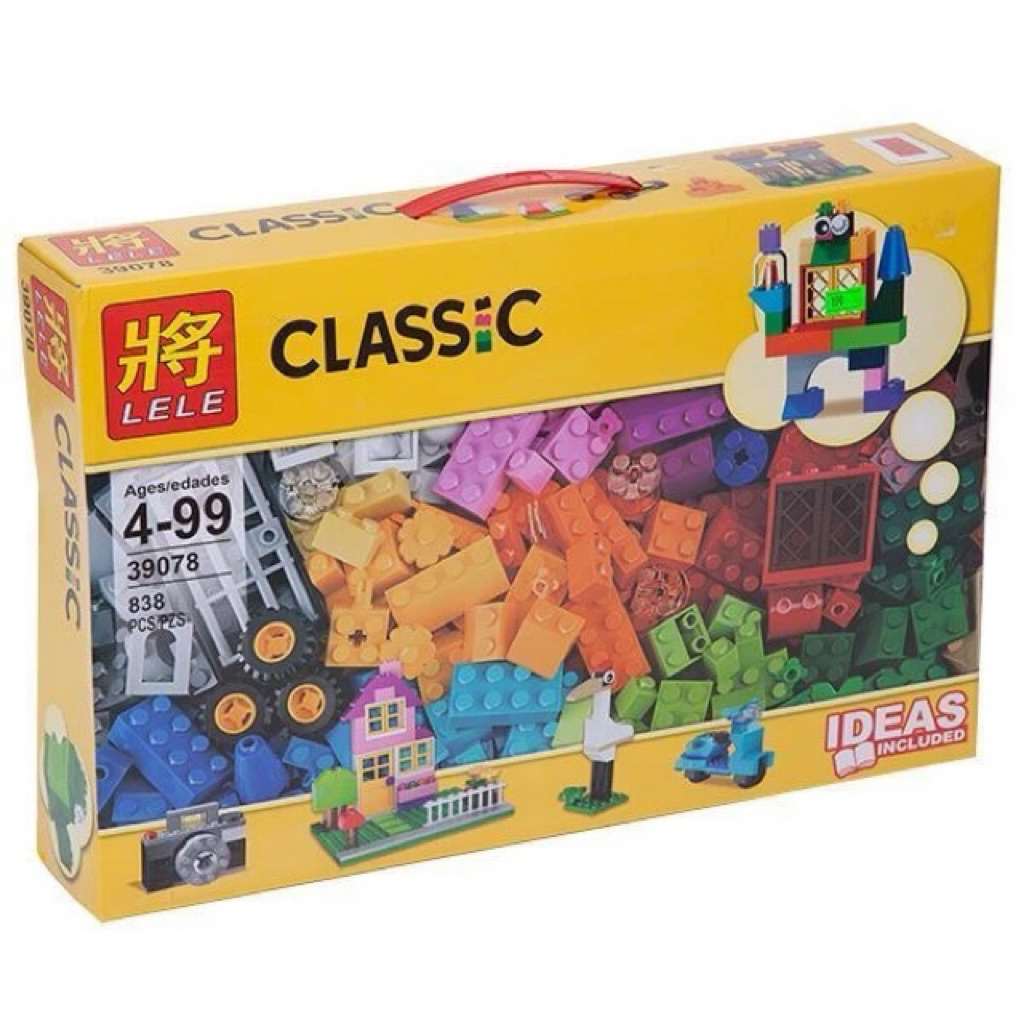 LELE LEGO Classic 39078 838 ชิ้น เลโก้ บล็อคตัวต่อ ของเล่น ตัวต่อ เสริม ...