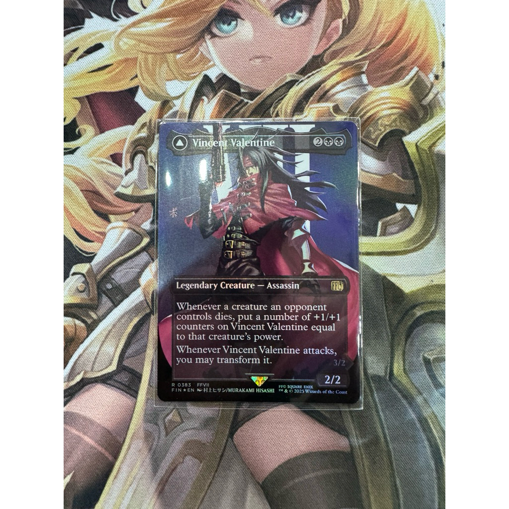 MTG Final Fantasy Variants Foil: Vincent Valentine (0383 - Borderless ...