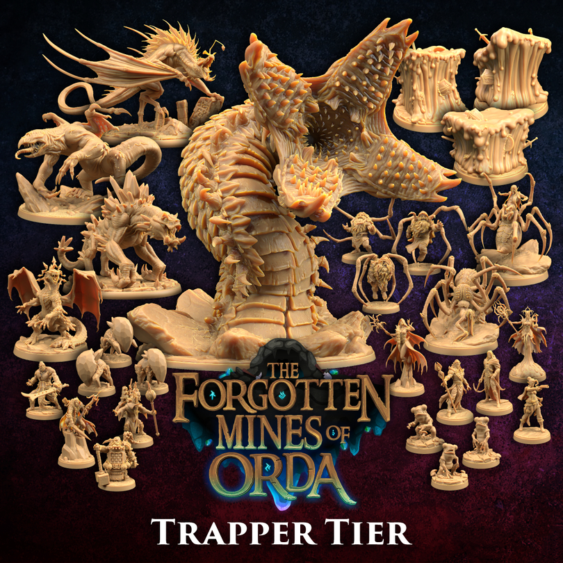 Forgotten Mines of Orda - โมเดลสำหรับ DnD miniature,[Made to order ส่ง ...