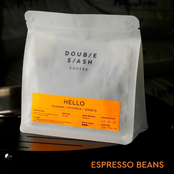 HELLO Blend : Medium Roast // DOUBLE SLASH COFFEE | Shopee Thailand