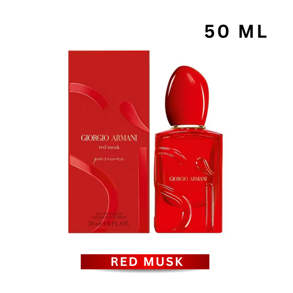 (50 ML - RED MUSK) Giorgio Armani SI RED MUSK Passione EDP 50 ML กล่อง ...