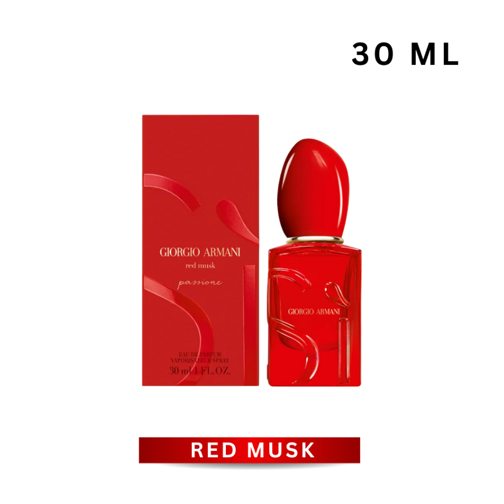 (30 ML - RED MUSK) Giorgio Armani SI RED MUSK Passione EDP 30 ML กล่อง ...