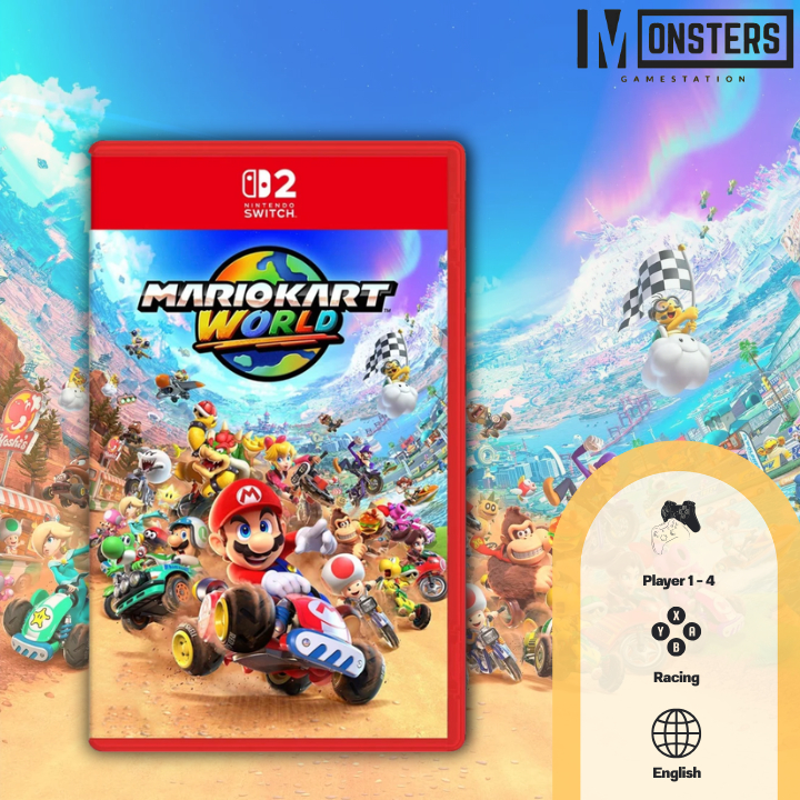 Mario Kart World [Nintendo Switch 2] [มือ1] (สินค้าพร้อมส่ง) | Shopee ...