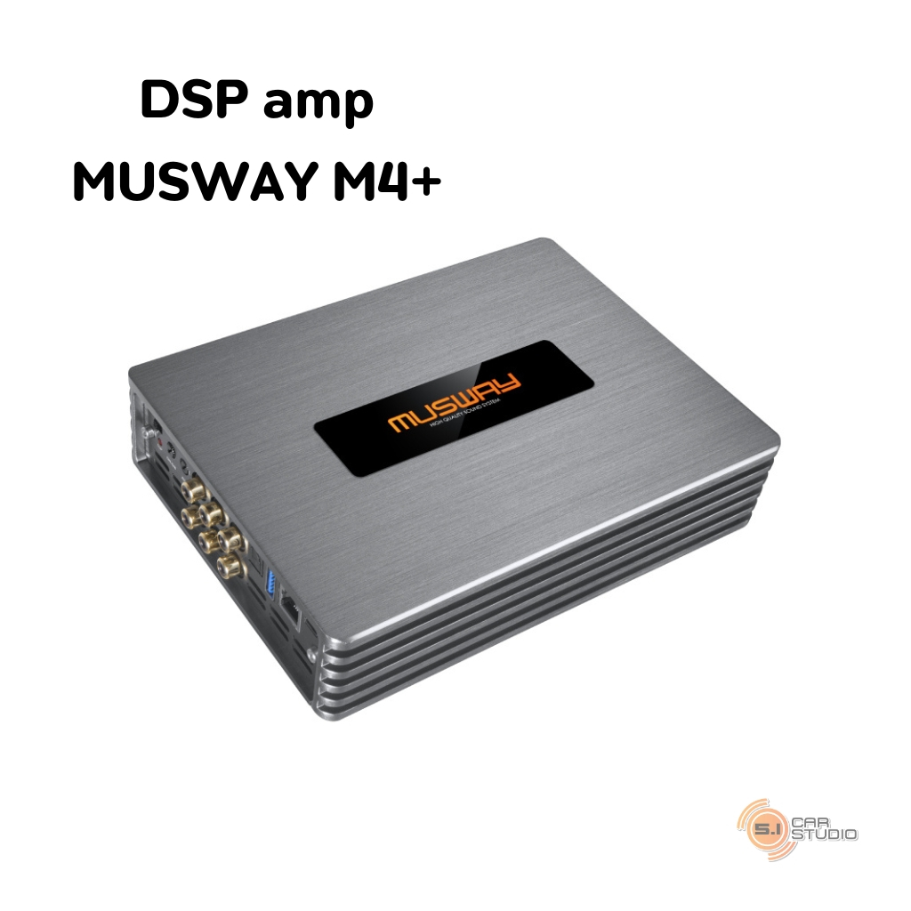 DSP amp Musway M4+ 4 CHANNEL CLASS D AMPLIFIER WITH 8CHANNELL DSP 540 WATTS RMS เพาเวอร์แอมป์ ...