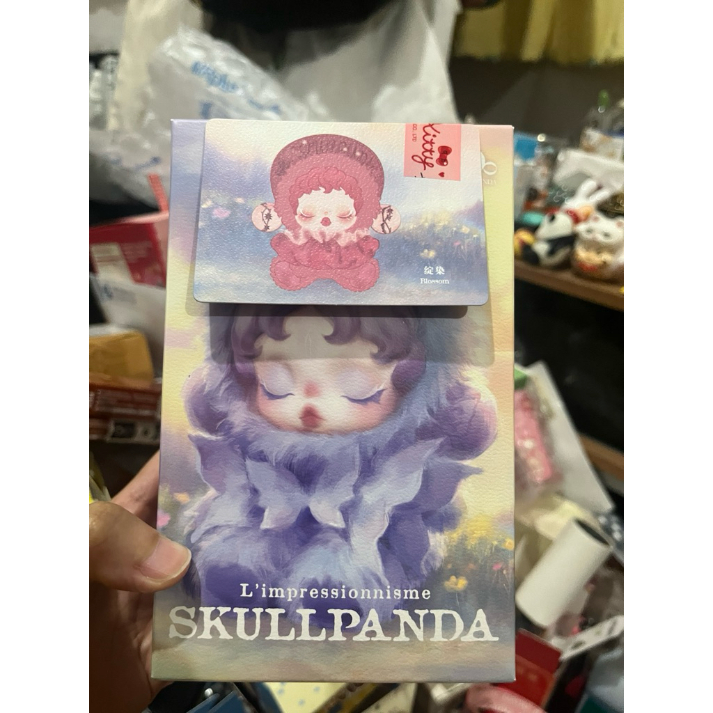 พร้อมส่งในไทย พวงกุญแจ POPMART-SKULLPANDA Light Weaving Garden Series ...