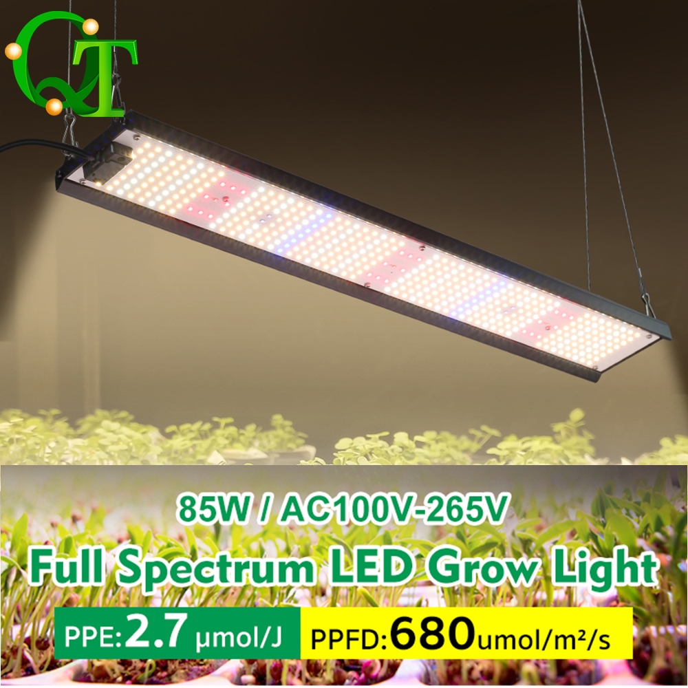 AC100-265V Full Spectrum Plant Light 85W LM281แผ่นบอร์ดควอนตัมพืช PPFD ...