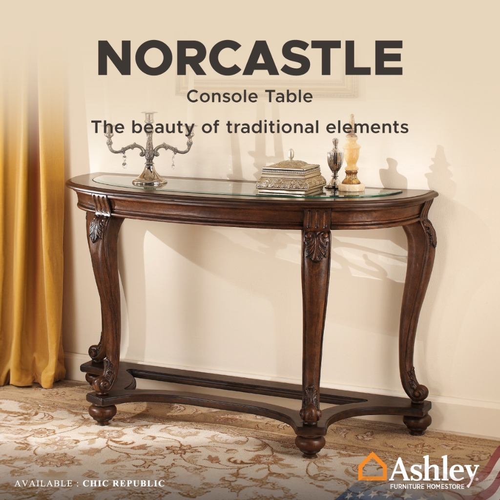 Ashley โต๊ะคอนโซล รุ่น NORCASTLE 122 Console Table | Shopee Thailand