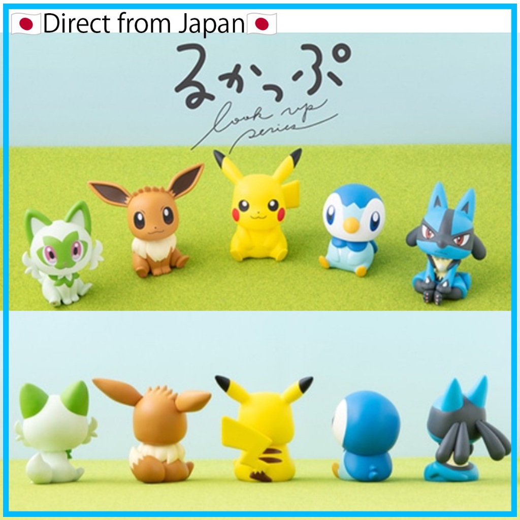 [Pokémon] ”Lucappu Figures”Pikachu, Meowha, Eevee, Piplup, Lucario ...